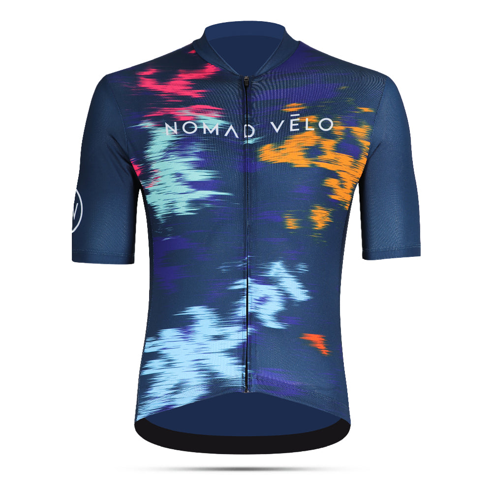 Cycling Blue Fest Deep Blue Jersey – Bold Aero Fit for Hot Conditions ...