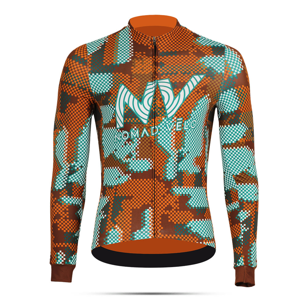 Cycling Red Techwave Jersey – Long Sleeve Aero Race Fit Endurance | No ...